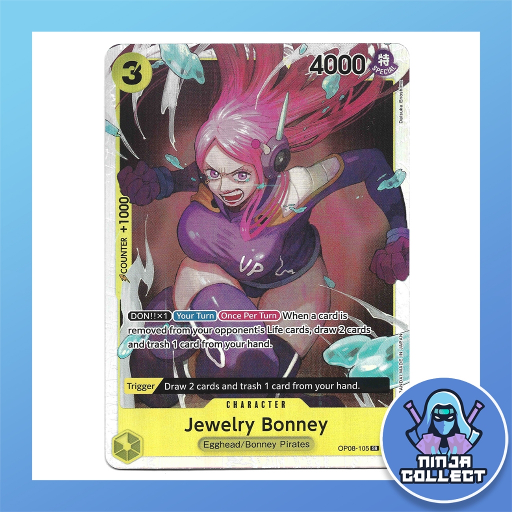 One Piece TCG [ENGLISH] OP08-105 Jewelry Bonney Super Rare Card | Shopee Philippines