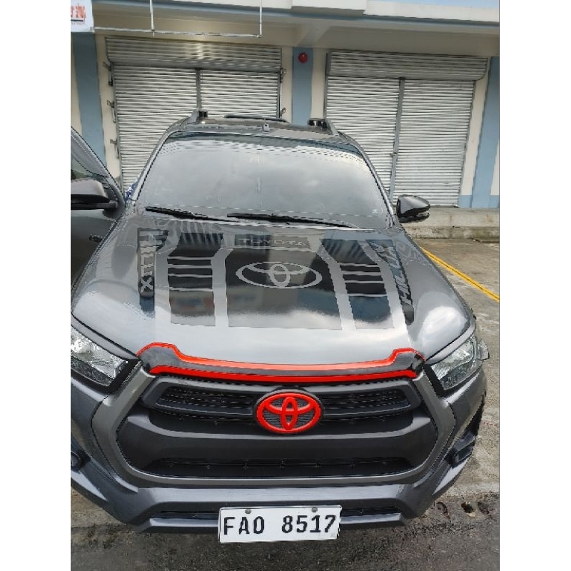 HOOD CUSTOMIZED STICKERS FOR TOYOTA HILUX | Shopee Philippines
