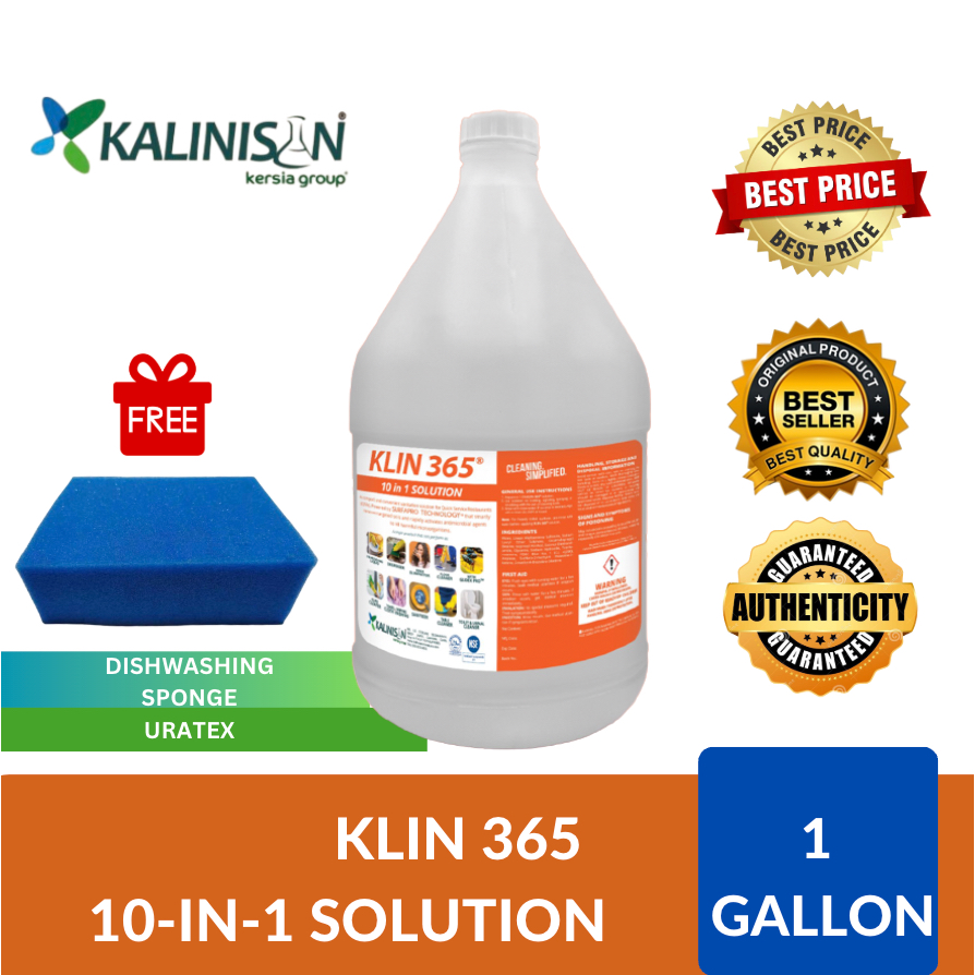 BEST PRICE KLIN 365 10 in 1 Solution 1 gallon | Shopee Philippines