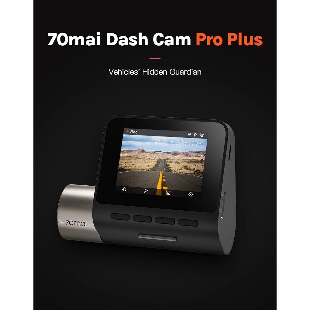70mai Dashcam Pro Plus+ A500S Dual Channel Car Dash Cam,Built-in GPS ...