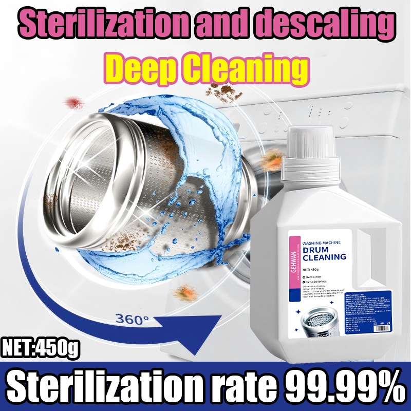 Washing machine cleaner 450ml washing machine deep cleaner sterilizes ...