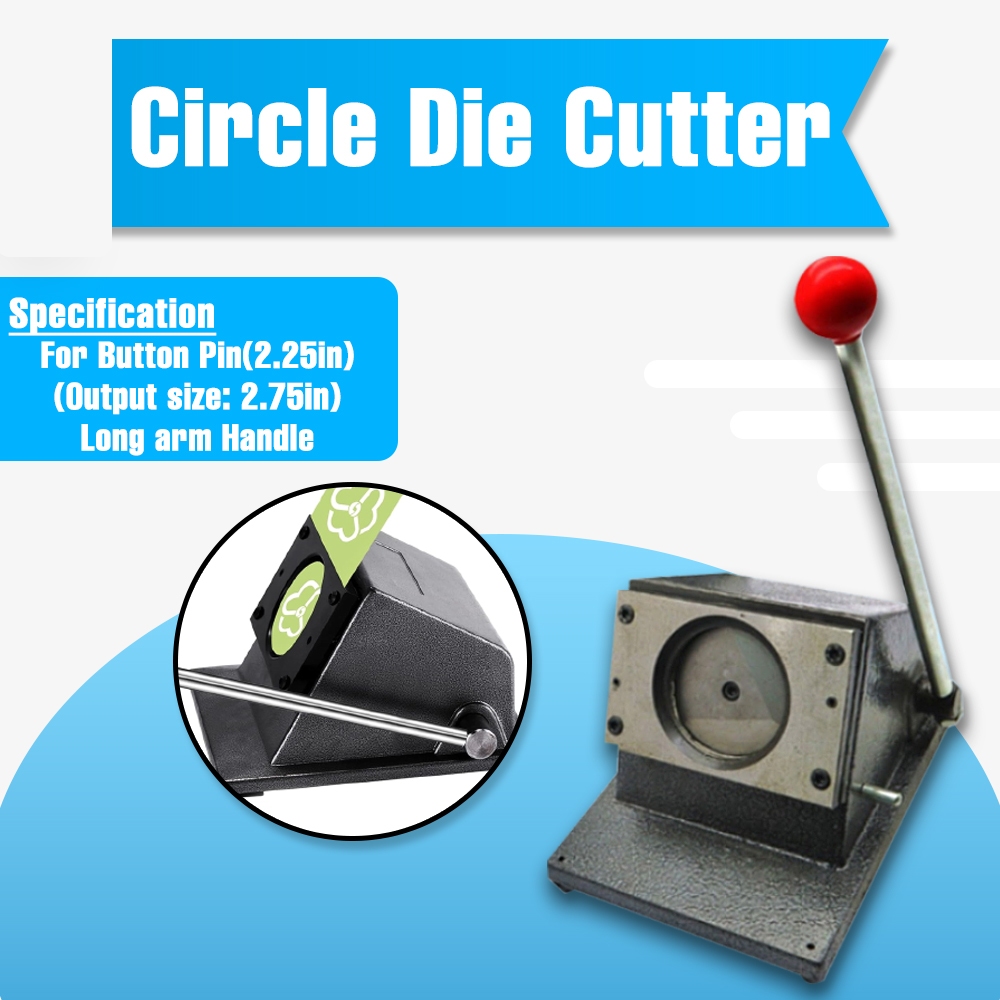 Circle Die Cutter 2.25inches for Button Pins (Brown Box) | Shopee ...