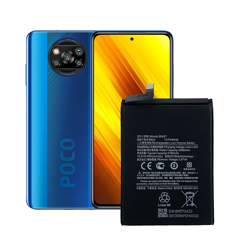 For Xiaomi Poco X3 NFC Xiaomi Poco X3 Pro Xiaomi M2007J20CG M2102J20SG Mobile Phone Battery ...