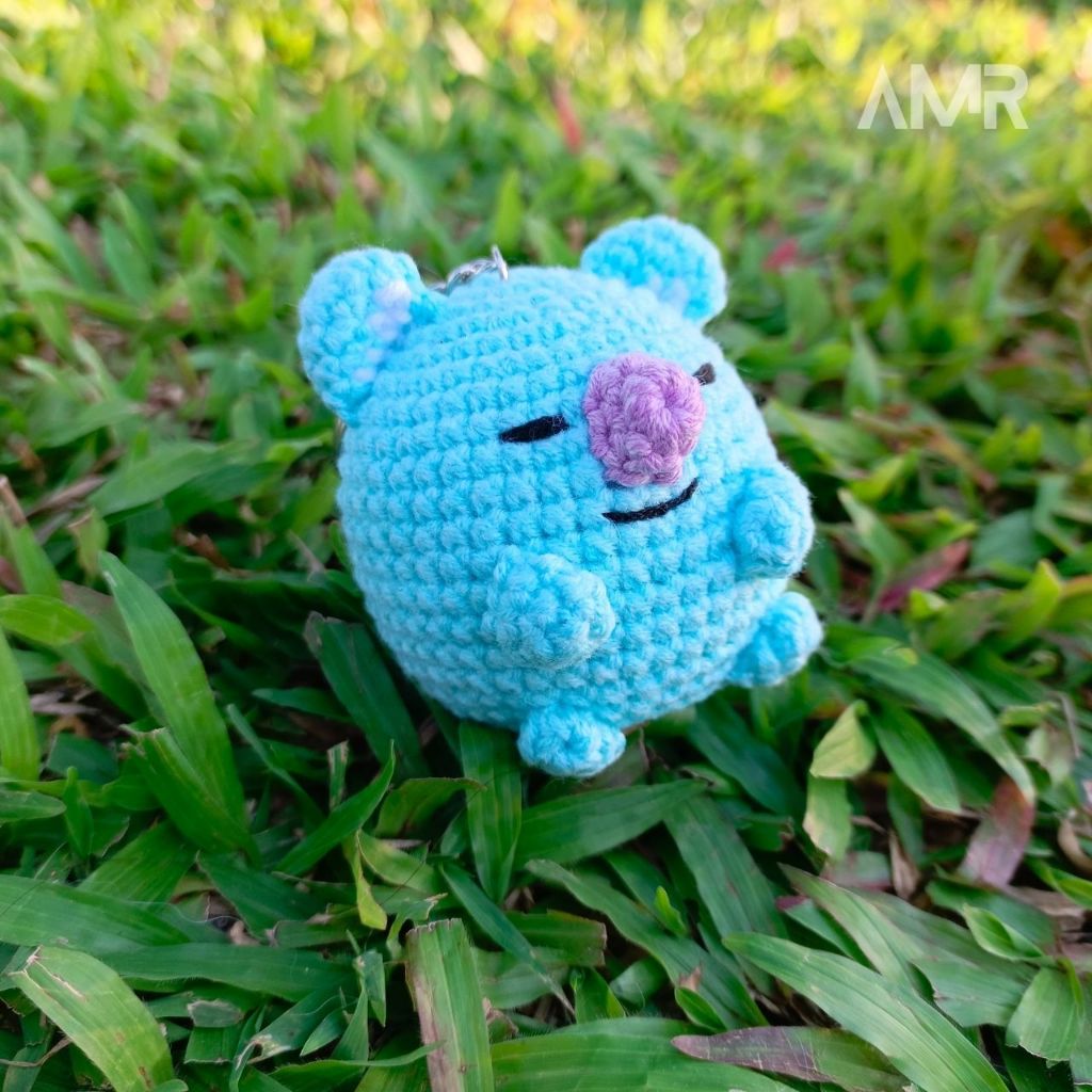 Handmade Crochet BT21 Koya Keychain | Cute Koya Keychain for BT21 Fans ...