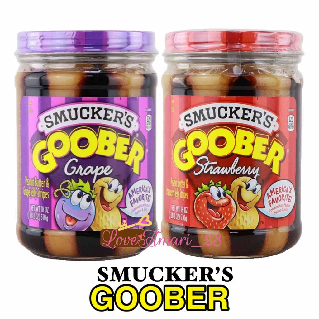 SMUCKER'S Goober Grape® and Goober Strawberry® Peanut butter - Product ...