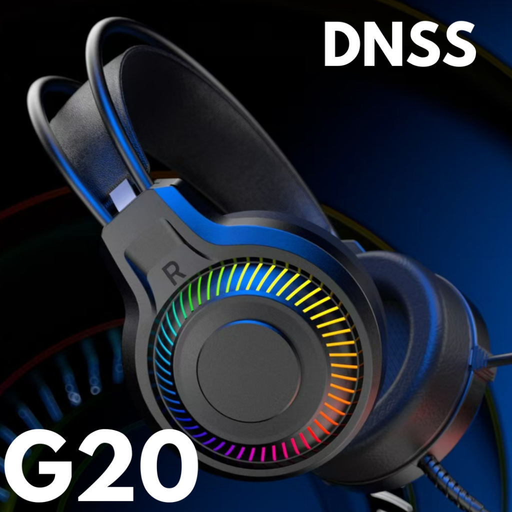 G20 RGB Wired Headset RGB Light Gaming Headphones W/ Noice Cancellation ...