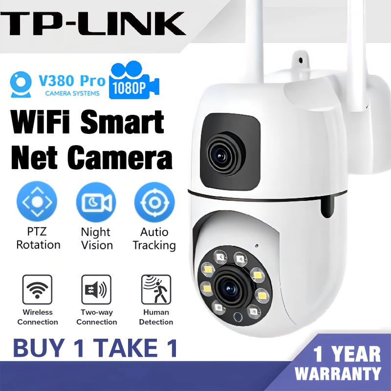 TAPO Outdoor CCTV Camera UHD Dual Lens 50MP Waterproof Night Vision ...