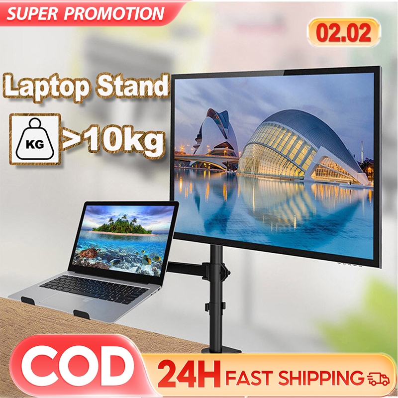 Monitor Arm Mount Mount Adjustable With Clamp Monitor Mount Bracket ...