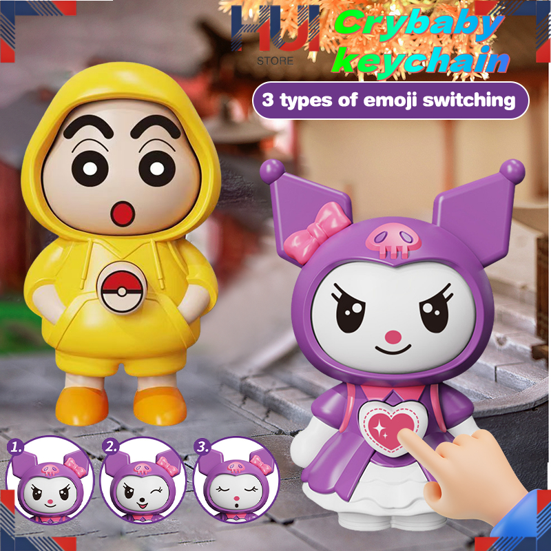 Crayon Shin Chan Kuromi Face Changing Transformation Toy Trendy Funny ...