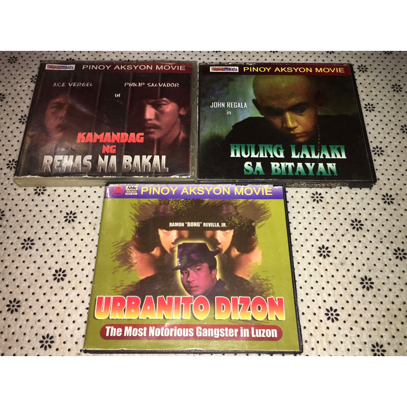 Bundle Vintage Rare Pinoy Aksyon Movie VCD Bong Revilla,Jeric Raval ...