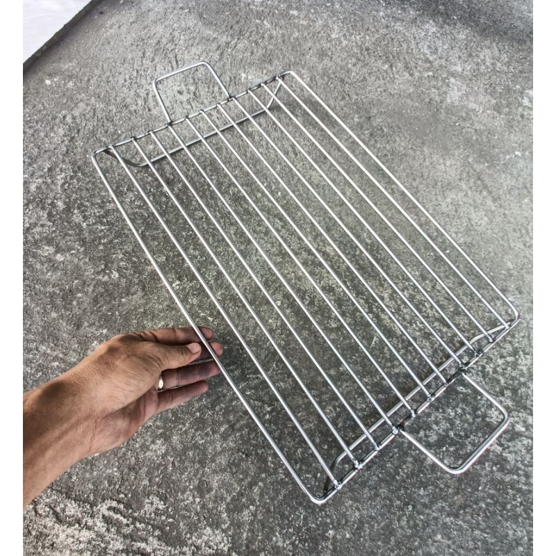 bbq grill with handle 12x18 parilya only pure stainless | Shopee ...
