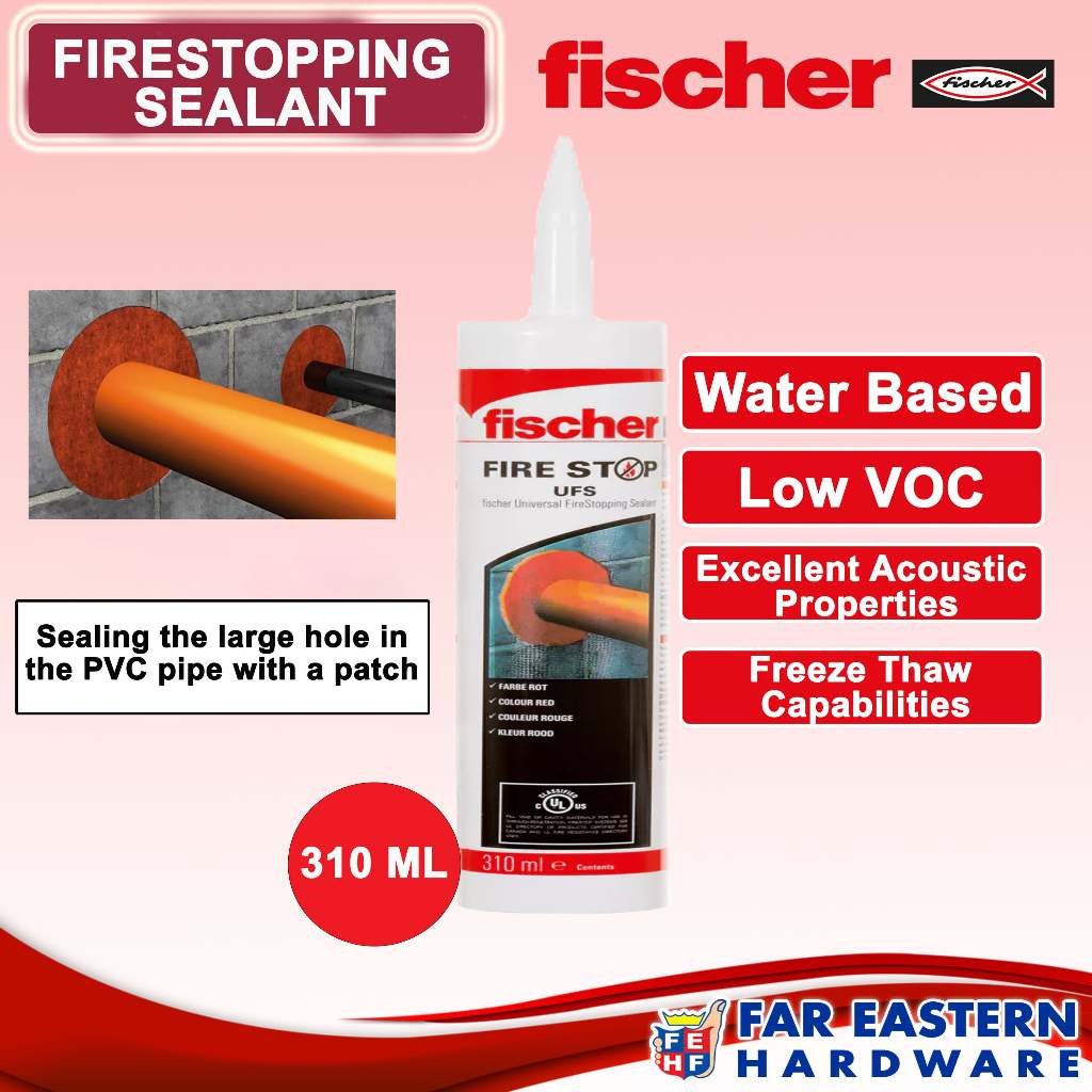 FISCHER Universal FireStop Fire Stopping Sealant UFS 310 ml | Shopee ...