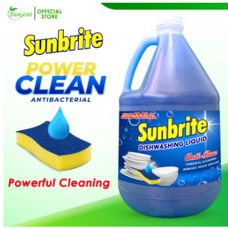 Sunbrite Dishwashing Liquid 1 Gallon | Biogent | Shopee Philippines