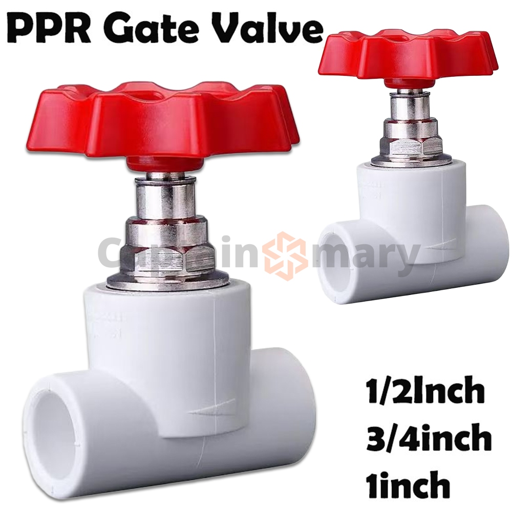 PPR Fittings GATE VALVE PPR Gate Valve 1/2", 3/4", 1" | Shopee Philippines