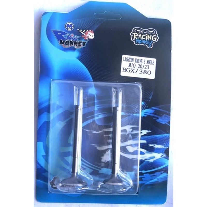 RACING MONKEY LIGHTEND VALVE 3 ANGLE MIO SPORTY 20/23 5MM 24/28 4.5MM ...
