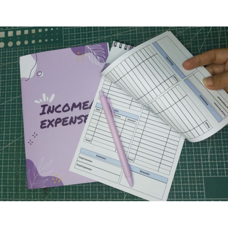 Income/ Expenses Tracker Notebook | Shopee Philippines