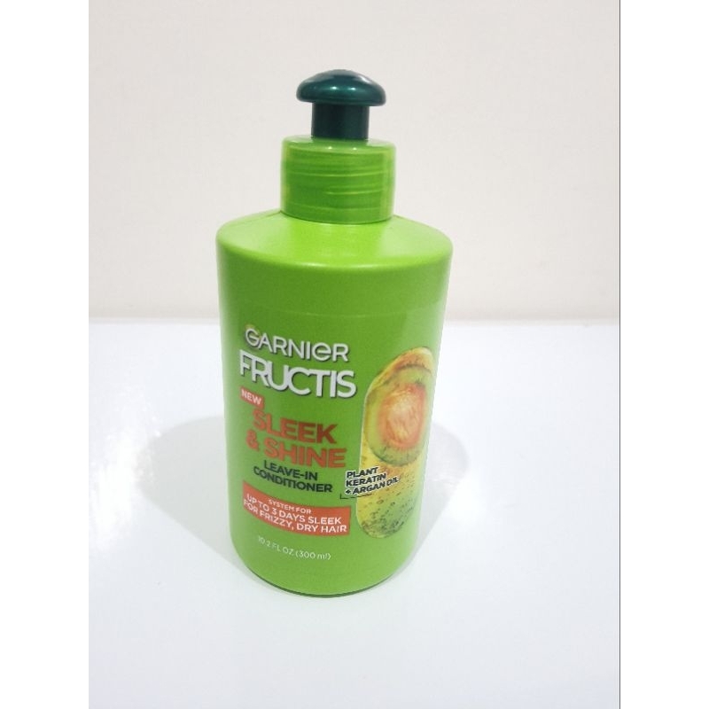 Leave - in Hair Conditioner Cream ( Garnier Fructis Sleek & Shine ) 300 ...