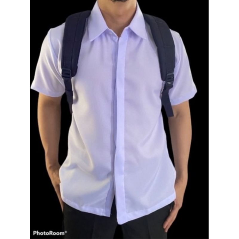 Polo barong School uniform with slit | Shopee Philippines