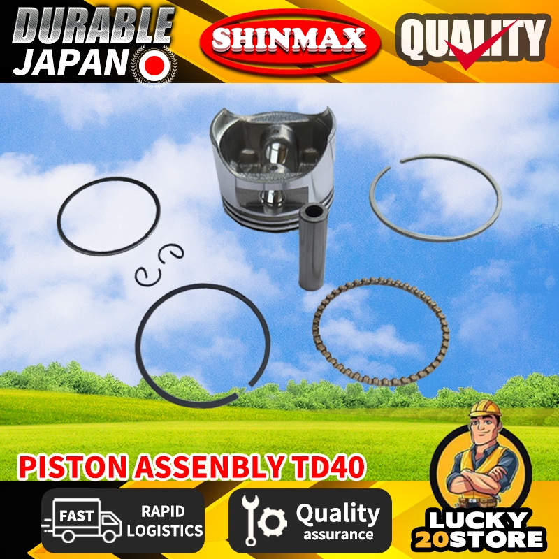 TD40 Piston Ring Piston Assembly TD40 Grass Cutter Spare Parts Grass ...