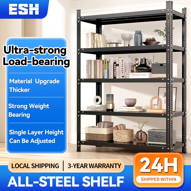 ESH Angle Steel Storage Shelves Metal rack 3-5 Layers organizer rack ...