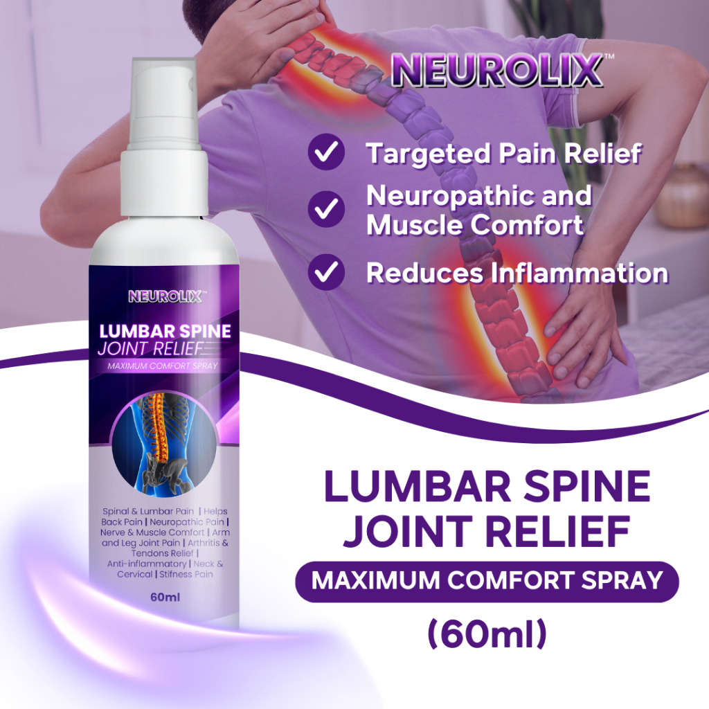 NEUROLIX Lumbar Joint Relief Spray – Fast-Acting Maximum Comfort for ...