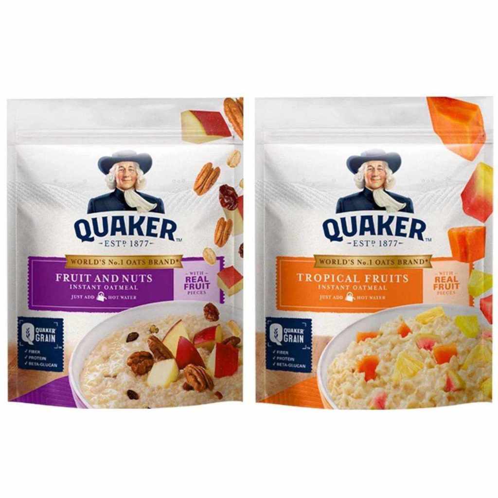 Quaker Instant Oat Meal 350g in 2 Flavors | Shopee Philippines