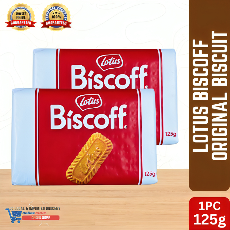 LOTUS Biscoff Original Biscuit 125 grams | Imported by Lotus Bakeries ...