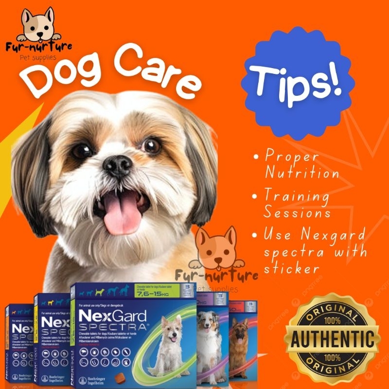Nexgard Spectra Anti Tick & Flea with FREE Sticker for Dogs Sold per ...