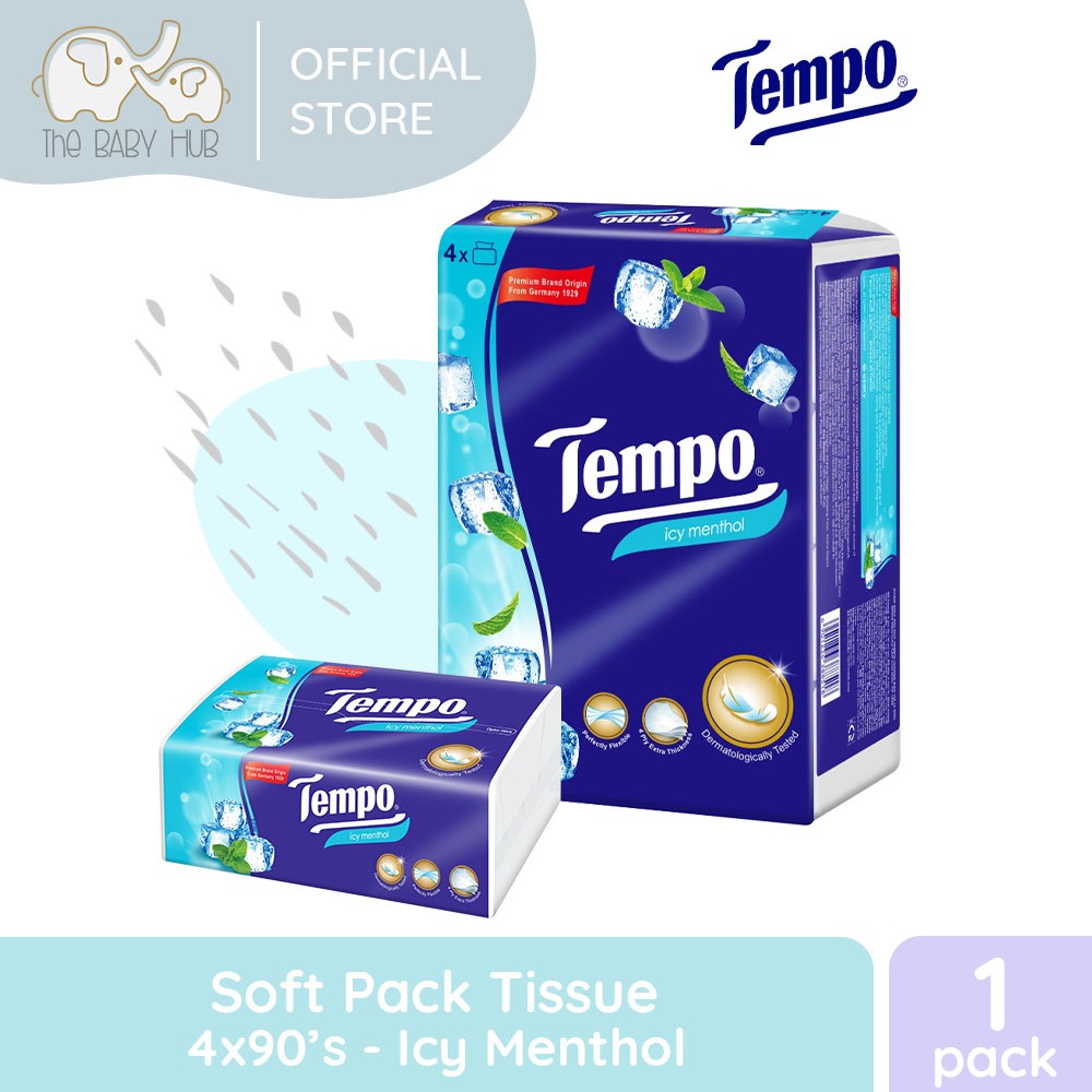 Tempo Soft Pack Tissue (4x90s) | Shopee Philippines