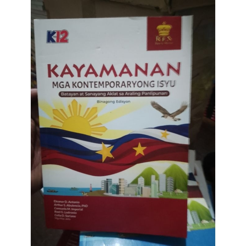 KAYAMANAN MGA KONTEMPORARYO ISYU 2020 edition (brandnew | Shopee ...
