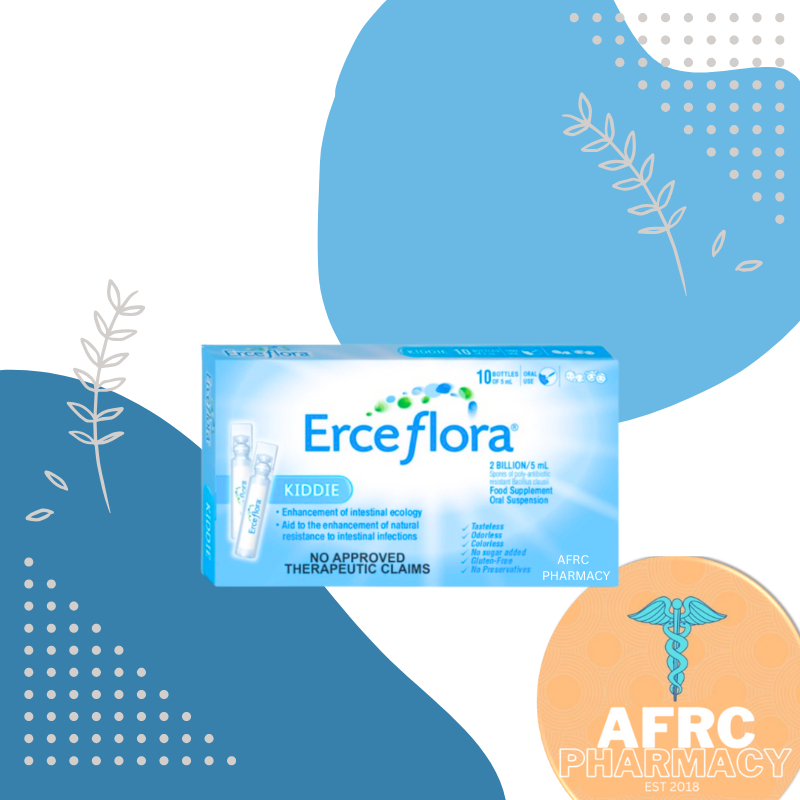 Erceflora Kiddie Oral Suspension 5ml (10 Pieces) ORIGINAL OLD PACKAGING ...