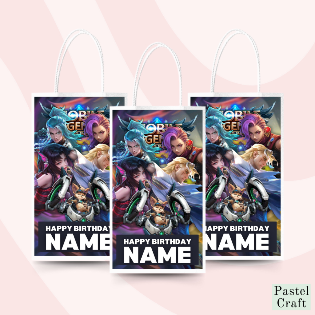 ML Customized / Personalized Birthday Party Loot Bag made in 80gsm ...