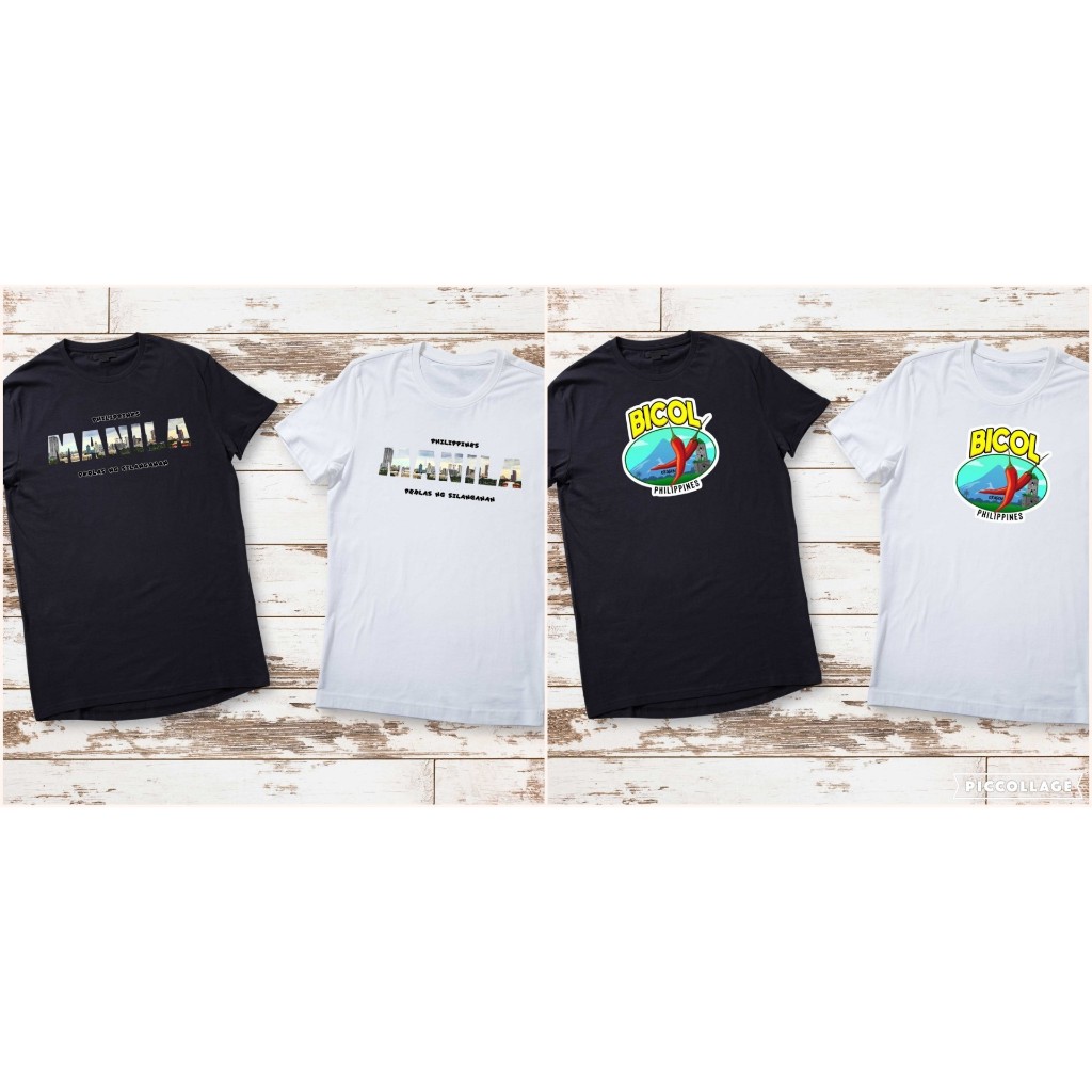 BICOL, MANILA Tshirt / Tees / T-shirt design print souvenir | Shopee ...