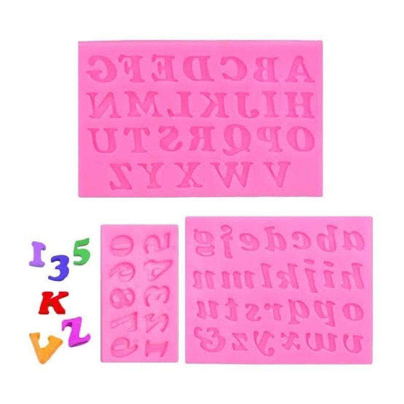 ASM Simple letter mold set 3pcs or 1pc AN102 AN101 | Uppercase ...