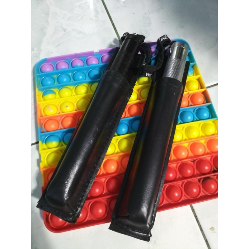 Baton small black-silver adjustable stick | Shopee Philippines