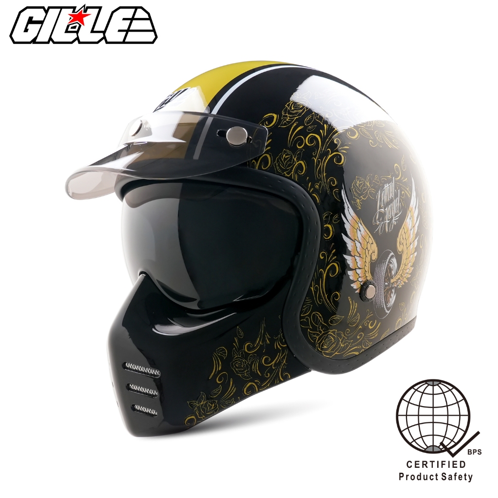 GILLE OP12 Venery Weaver Full Face Convertible Motorcycle Helmet ...