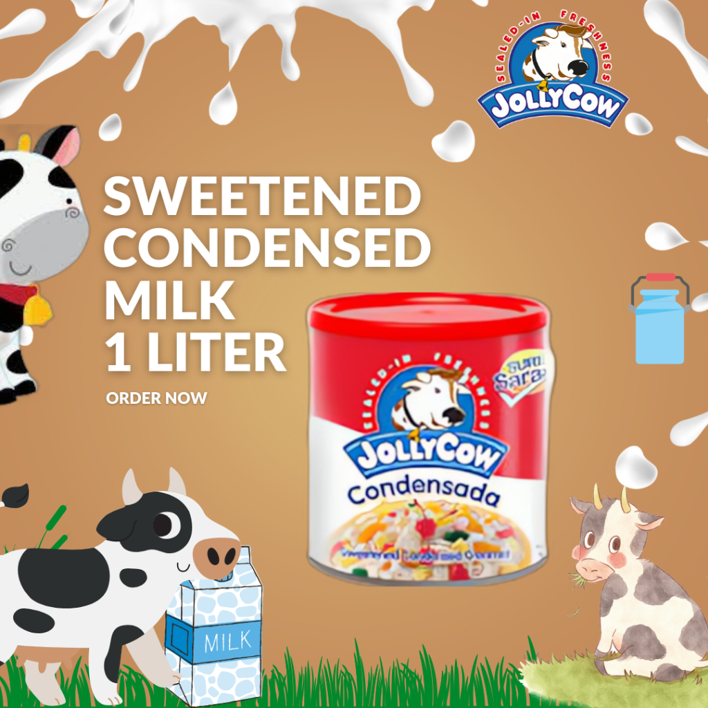 Jolly Cow Sweetened Condensed Creamer 1Kg and 1Kgx3 Pack | Shopee ...