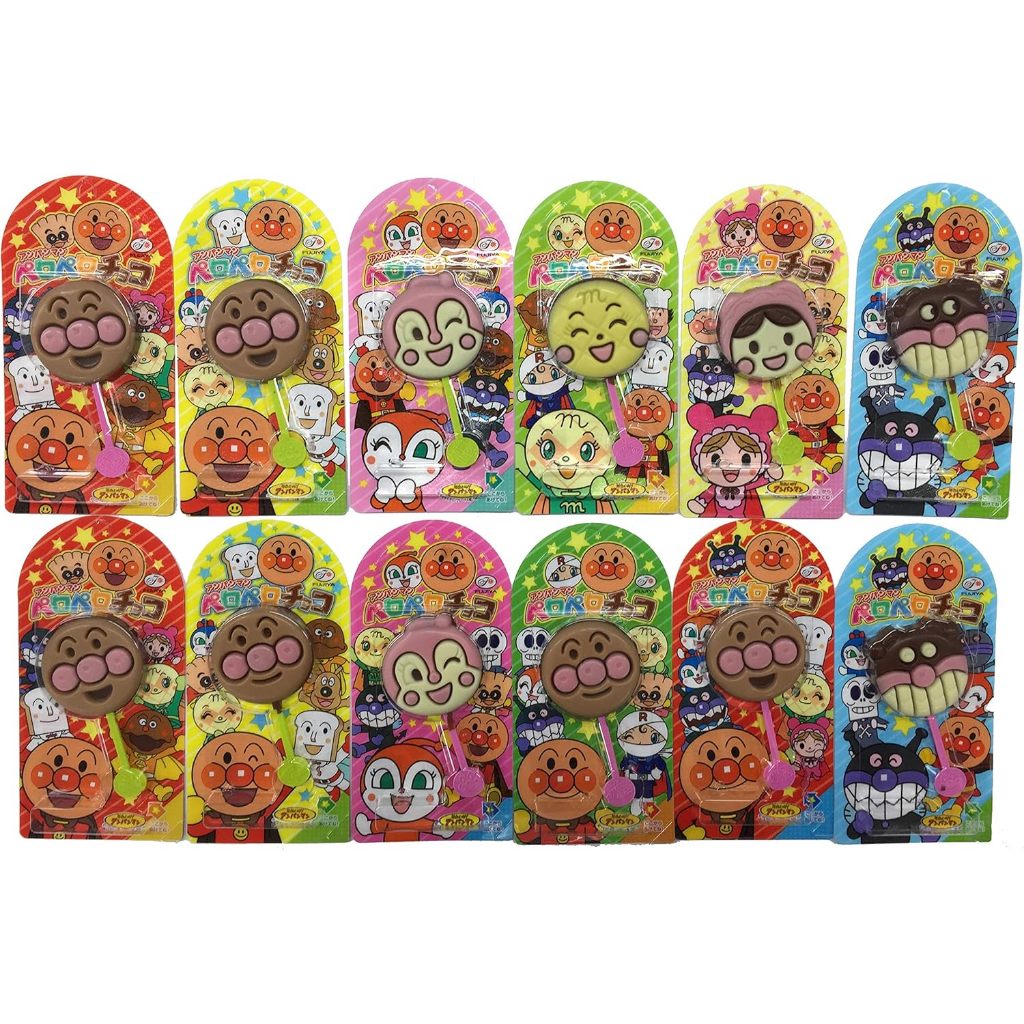 Fujiya Anpanman Lollipop Chocolate, 12 Pieces | Shopee Philippines
