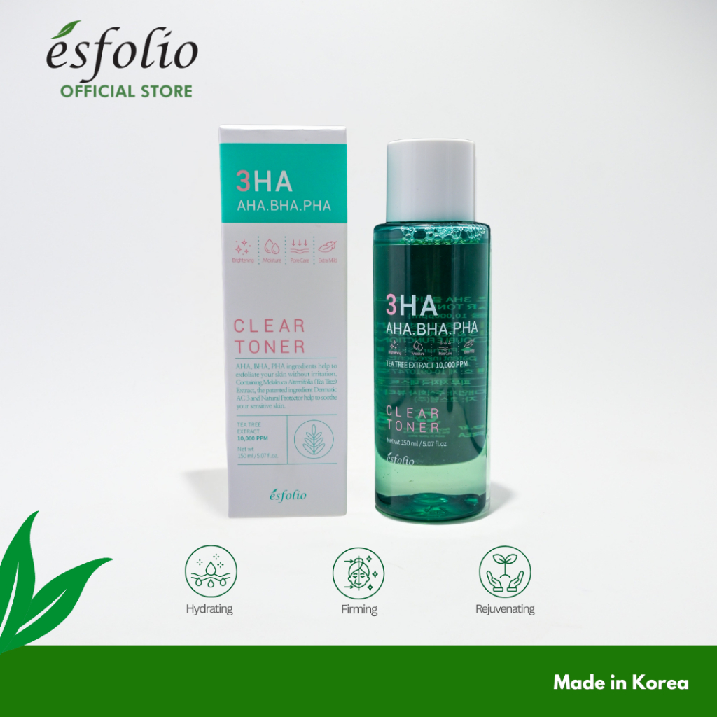 𝒆𝒔𝒇𝒐𝒍𝒊𝒐 3HA Clear Toner 150ml | Shopee Philippines