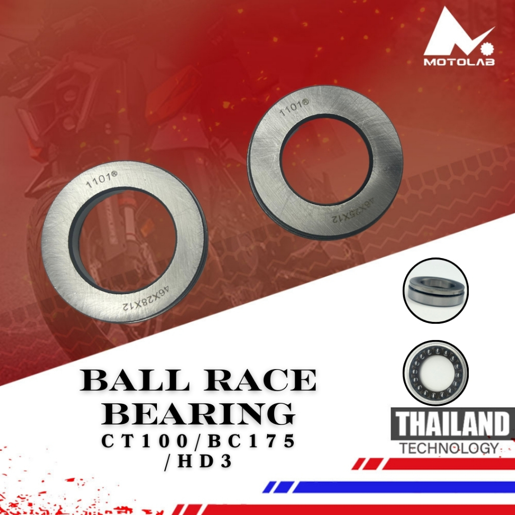 MOTOLAB MOTORCYCLE BALL RACE BEARING FOR RAIDER-150/TMX-155/RS100/MIO ...