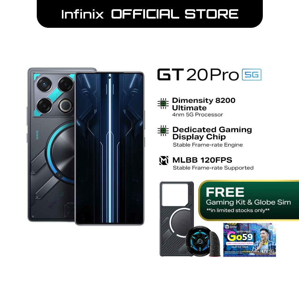 Infinix GT 20 Pro 5G, (up to 24GB [12+256], MediaTek Dimensity 8200 Ultimate (1 Year Local ...