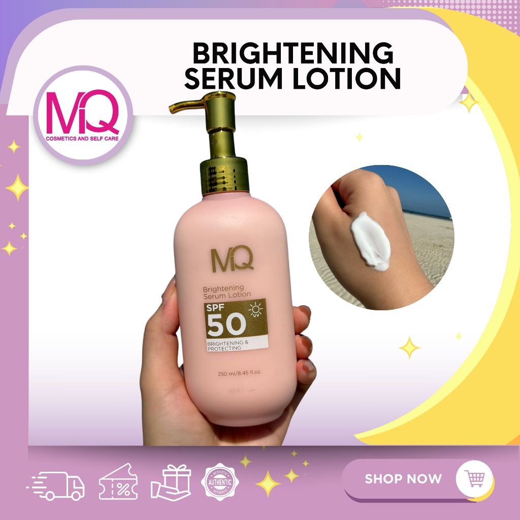 MQ Cosmetics & Selfcare Brightening Serum Lotion 250ml | Shopee Philippines