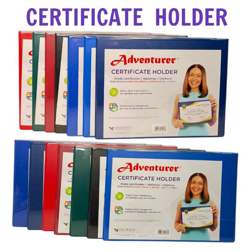 Certificate Holder Adventurer A4, Legal For Certificates and Letters ...