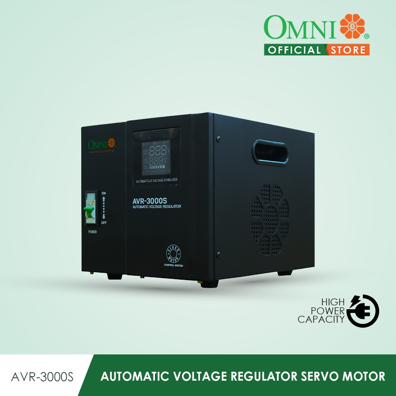OMNI Automatic Voltage Regulator Servo Motor - AVR-3000S | Shopee ...