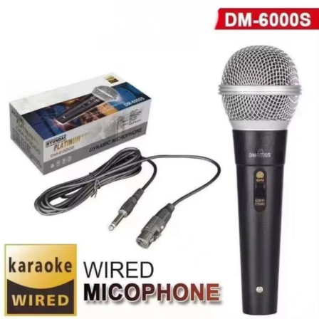 DM-6000S Dynamic Microphone Uni-Directional Dynamic Microphone With Music Voice Switch | Shopee ...