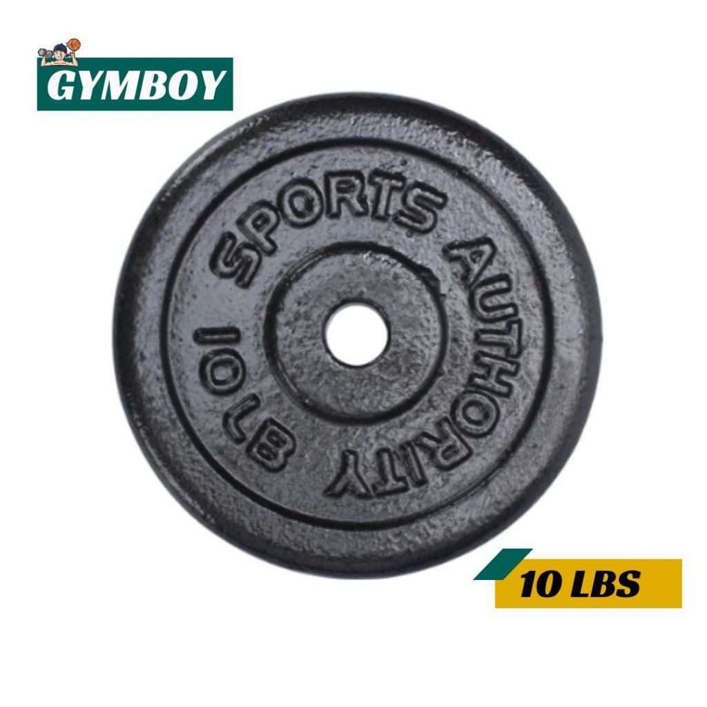 Gym Plates 10lbs for Dumbbells Barbells GYMBOY 10 lbs Dumbell Barbell ...