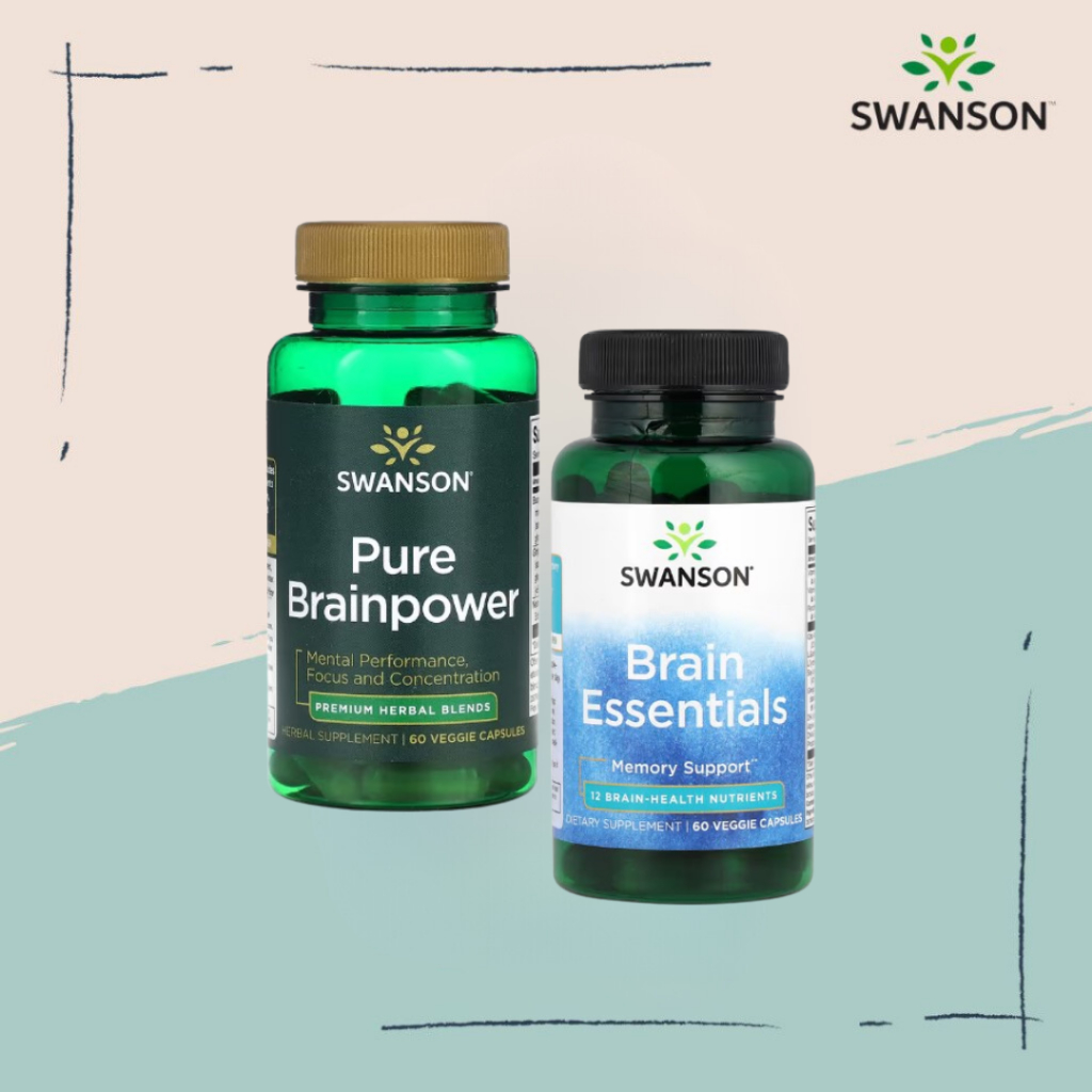 Swanson Ph | Swanson, Brain Essentials, Pure Brainpower, Memory Support ...