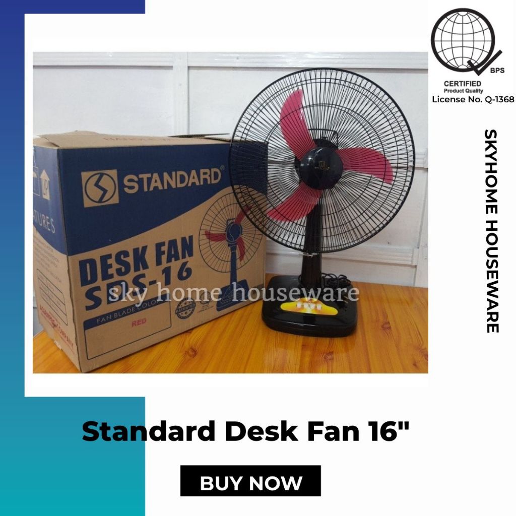 Standard Desk Fan 16" | SDS-16 Original | Shopee Philippines