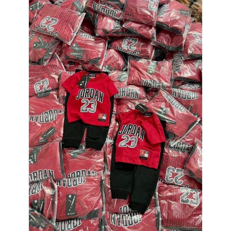 Jordan Red Terno for Boys Kids (2 to 6 yrs old) | Shopee Philippines