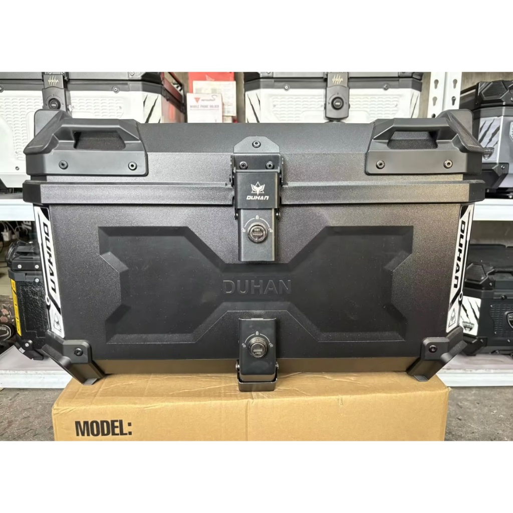 Duhan Hard Plastic Top Box 58 Liters with Backrest | Shopee Philippines